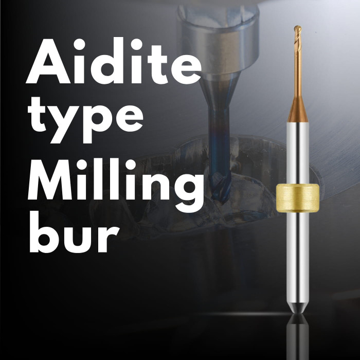 Aidite Machine Metal Ti/CrN Coating Milling Burs For CAD/C | CADBURS